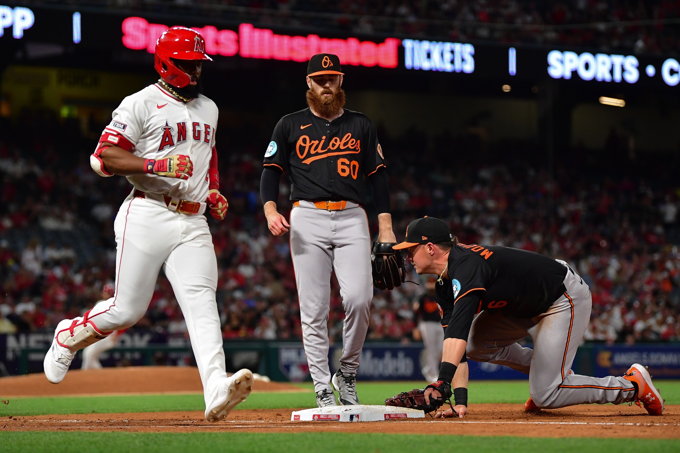 Matthew Lugo’s First MLB Hit — an RBI Triple — Lifts Angels Past ...